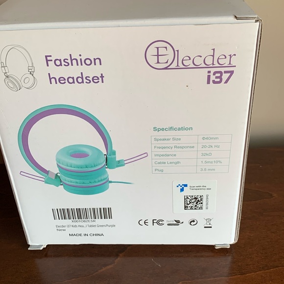 elecder | Headphones | Nwt Elecder I36 Kids Headphones Children Girls ...